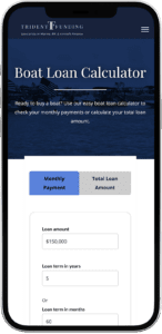 Boat & Yacht Loan Financing - Trident Funding