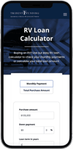 RV Loan Financing - Trident Funding